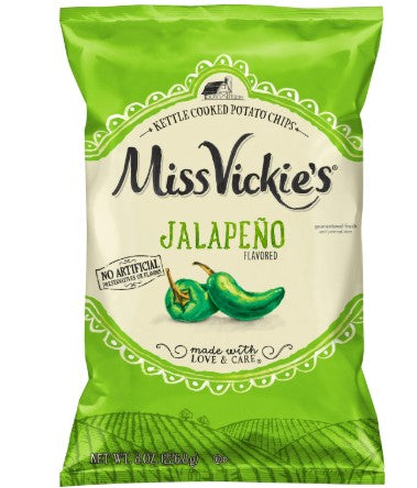 10 Bags of Miss Vicki's flavored chips (BBQ, Jalapeno & Sea Salt & Vin